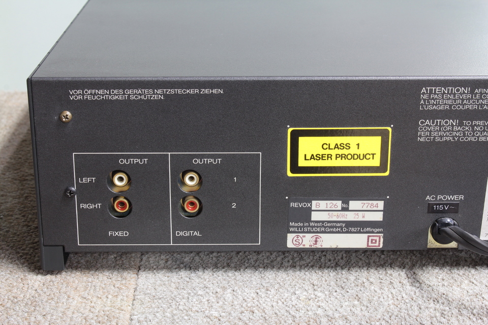 B126 REVOX - 中古オーディオ 高価買取・販売 ハイファイ堂
