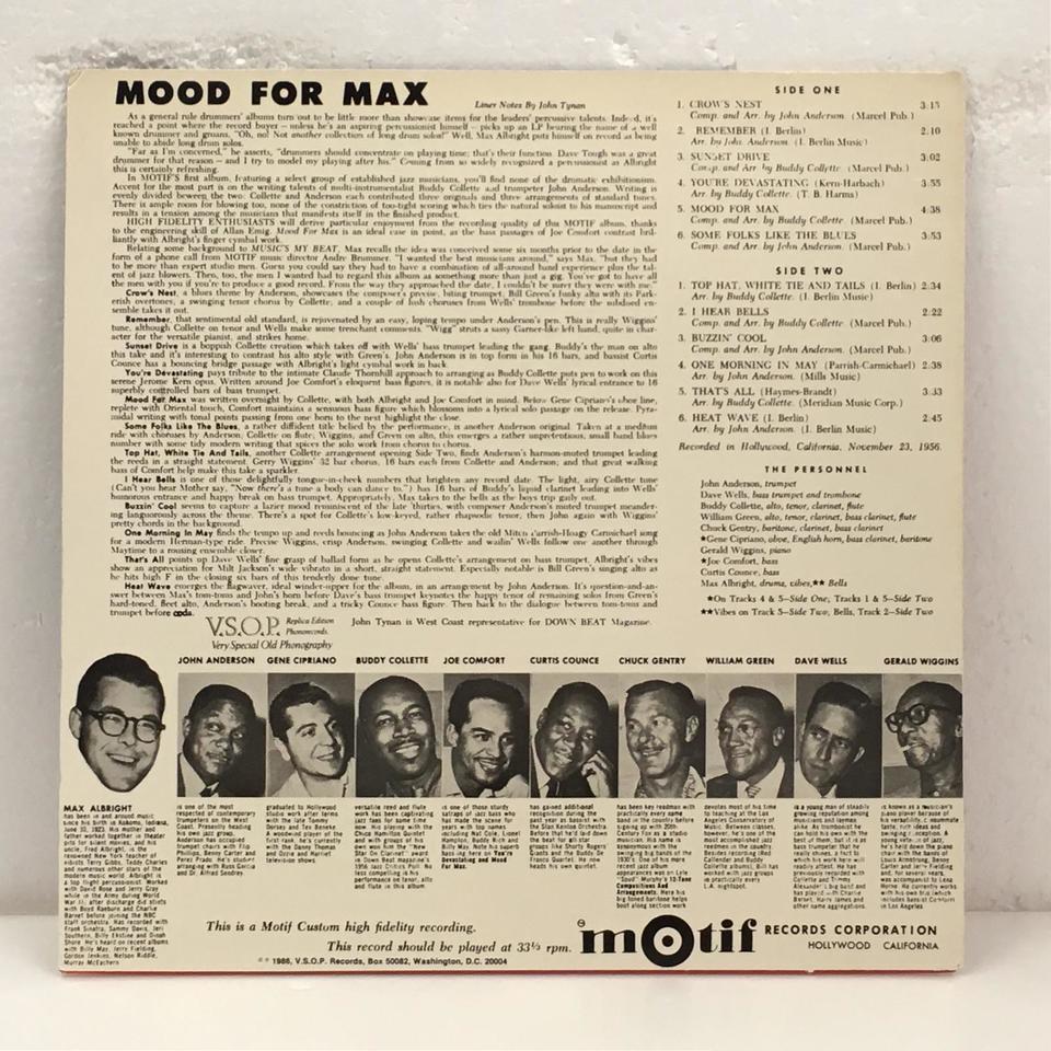MOOD FOR MAX/MAX ALBRIGHT MAX ALBRIGHT - 中古オーディオ 高価買取・販売 ハイファイ堂