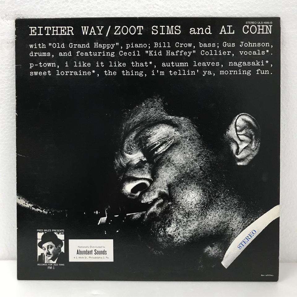 EITHER WAY/AL COHN & ZOOT SIMS AL COHN & ZOOT SIMS - 中古オーディオ 高価買取・販売 ハイファイ堂