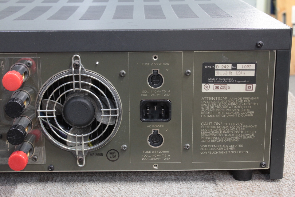 B242 REVOX - 中古オーディオ 高価買取・販売 ハイファイ堂