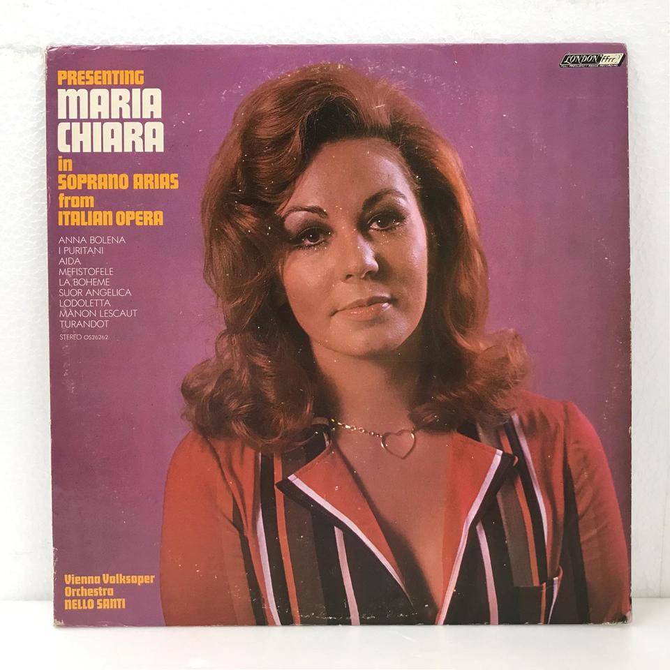 MARIA CHIARA IN SOPRANO ARIAS FROM ITALIAN OPERA ドニゼッティ/プッチーニ 他 - 中古 ...