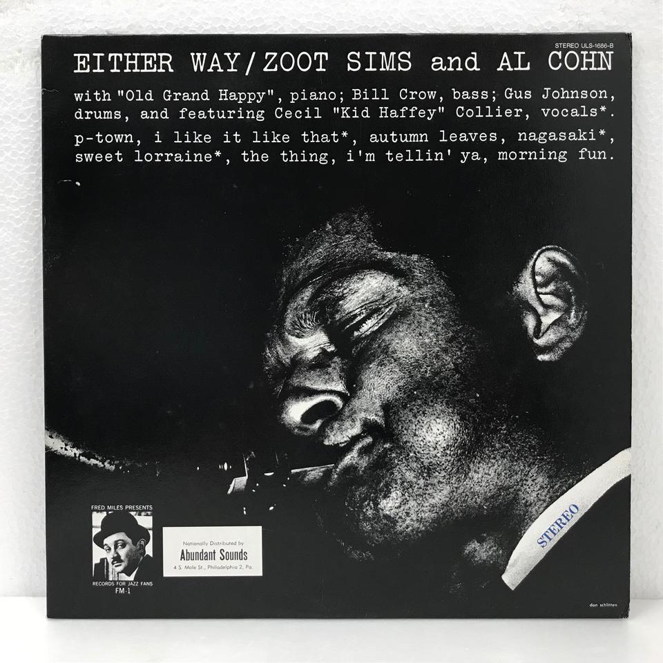 EITHER WAY/AL COHN & ZOOT SIMS AL COHN & ZOOT SIMS - 中古オーディオ 高価買取・販売 ハイファイ堂