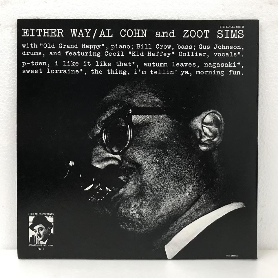 EITHER WAY/AL COHN & ZOOT SIMS AL COHN & ZOOT SIMS - 中古オーディオ 高価買取・販売 ハイファイ堂