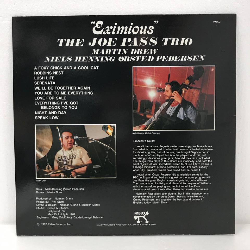 EXIMIOUS/JOE PASS JOE PASS - 中古オーディオ 高価買取・販売 ハイファイ堂