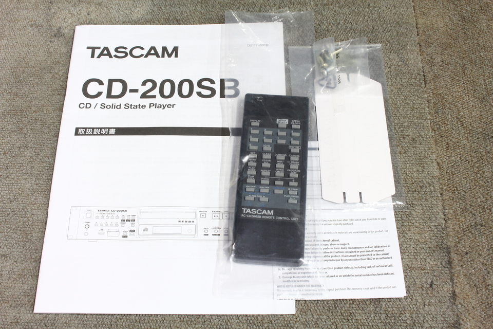 CD-200SB TASCAM - 中古オーディオ 高価買取・販売 ハイファイ堂