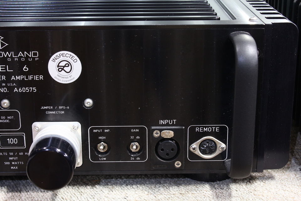 Model 6 JEFF ROWLAND - 中古オーディオ 高価買取・販売 ハイファイ堂