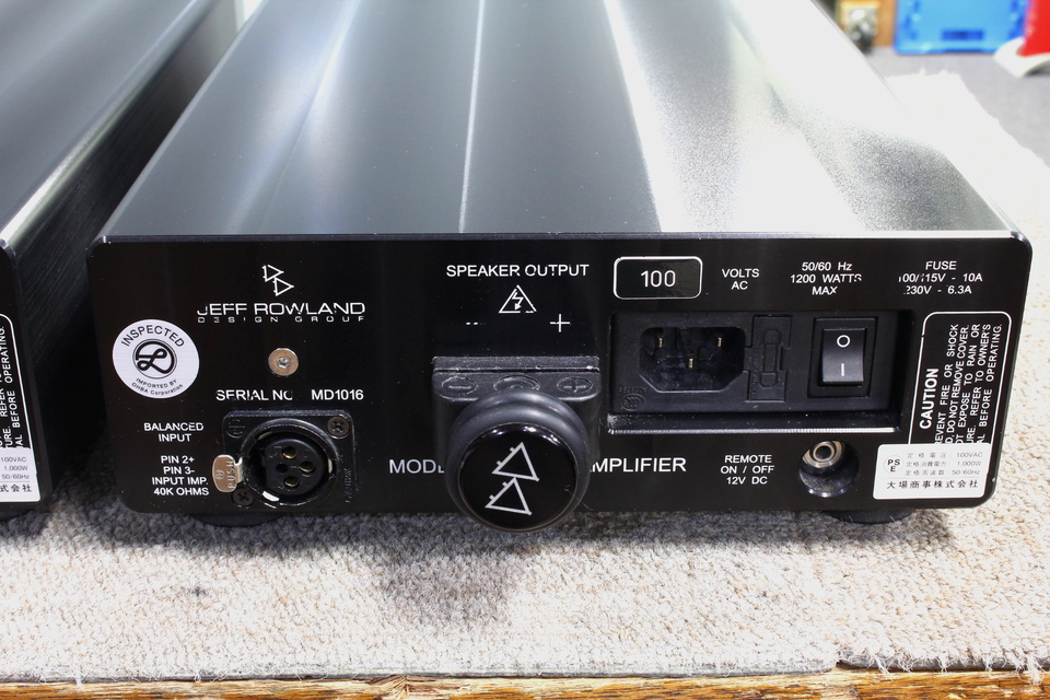 MODEL 501 JEFF ROWLAND - 中古オーディオ 高価買取・販売 ハイファイ堂