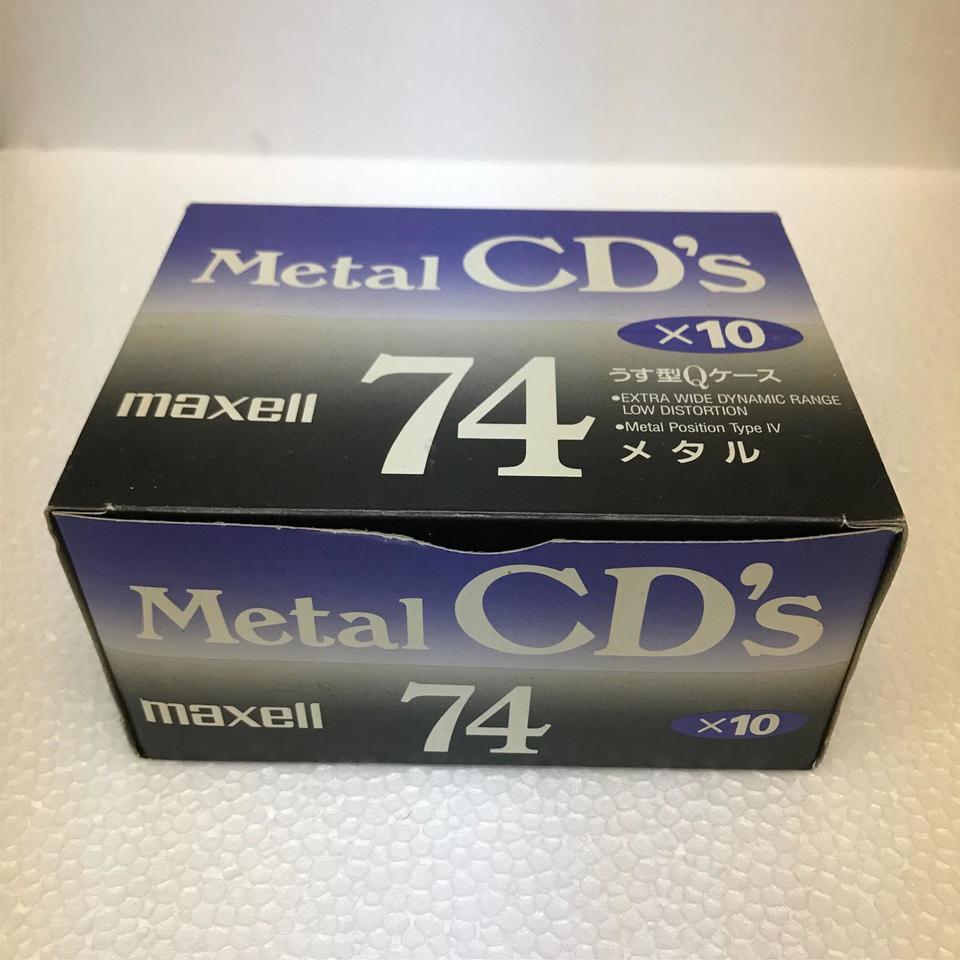 【未開封】METAL CD’s 74（箱付10本セット） MAXELL - 中古オーディオ 高価買取・販売 ハイファイ堂