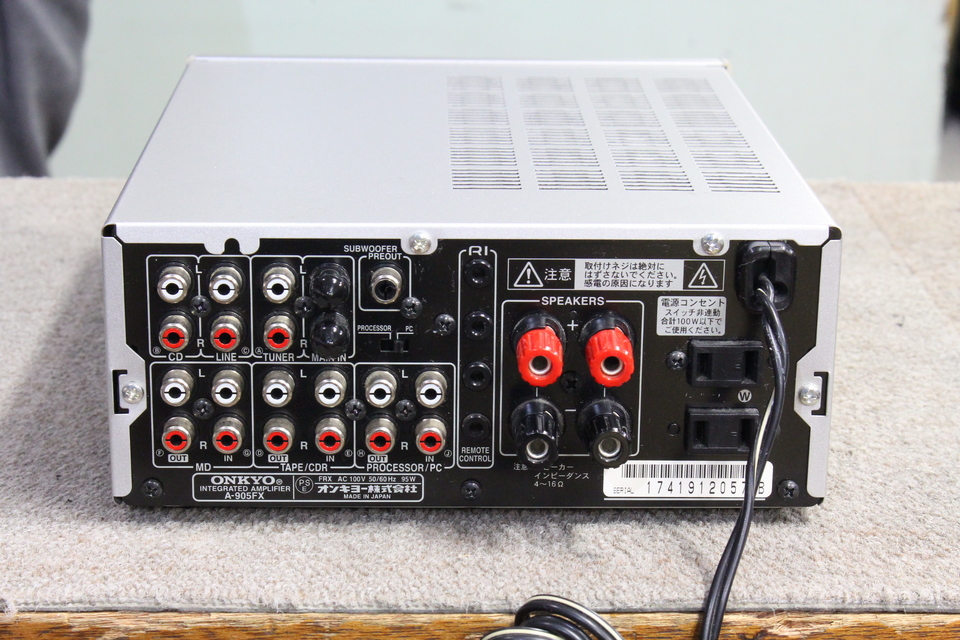 A-905FX ONKYO - 中古オーディオ 高価買取・販売 ハイファイ堂