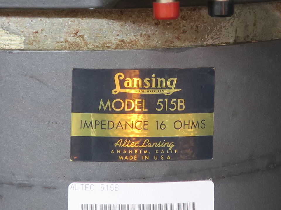 515B ALTEC - 中古オーディオ 高価買取・販売 ハイファイ堂
