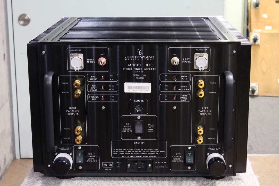 MODEL 8Ti JEFF ROWLAND - 中古オーディオ 高価買取・販売 ハイファイ堂