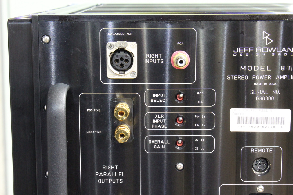MODEL 8Ti JEFF ROWLAND - 中古オーディオ 高価買取・販売 ハイファイ堂