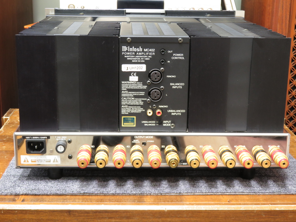 MC402 McIntosh - 中古オーディオ 高価買取・販売 ハイファイ堂