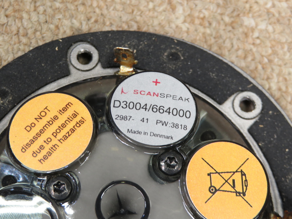 D3004/664000 SCANSPEAK - 中古オーディオ 高価買取・販売 ハイファイ堂