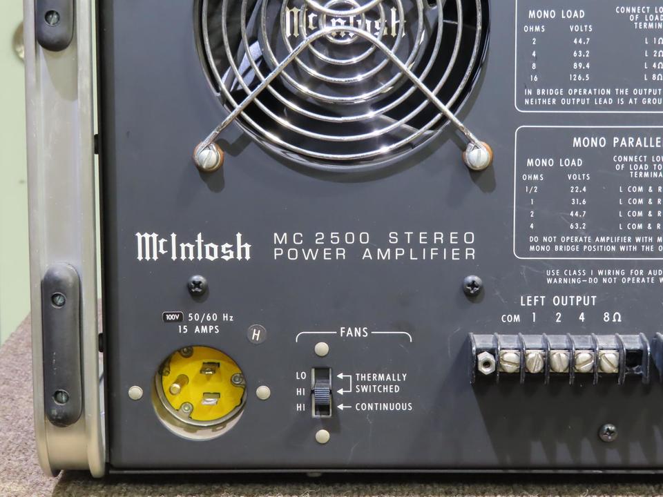 MC2500 McIntosh - 中古オーディオ 高価買取・販売 ハイファイ堂