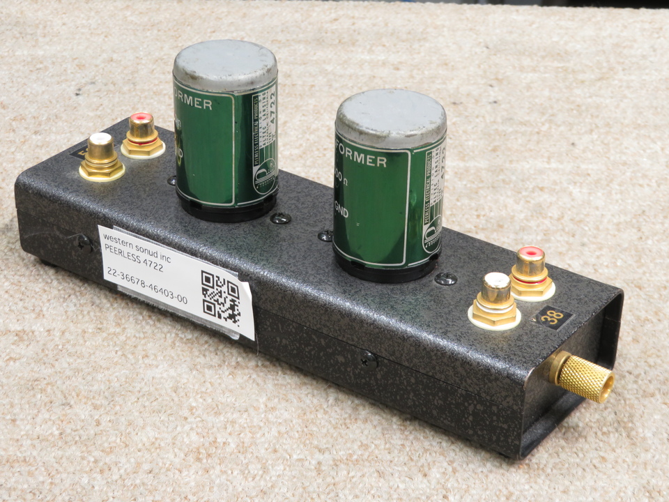 PEERLESS 4722 Western Sonud Inc - 中古オーディオ 高価買取・販売 ハイファイ堂