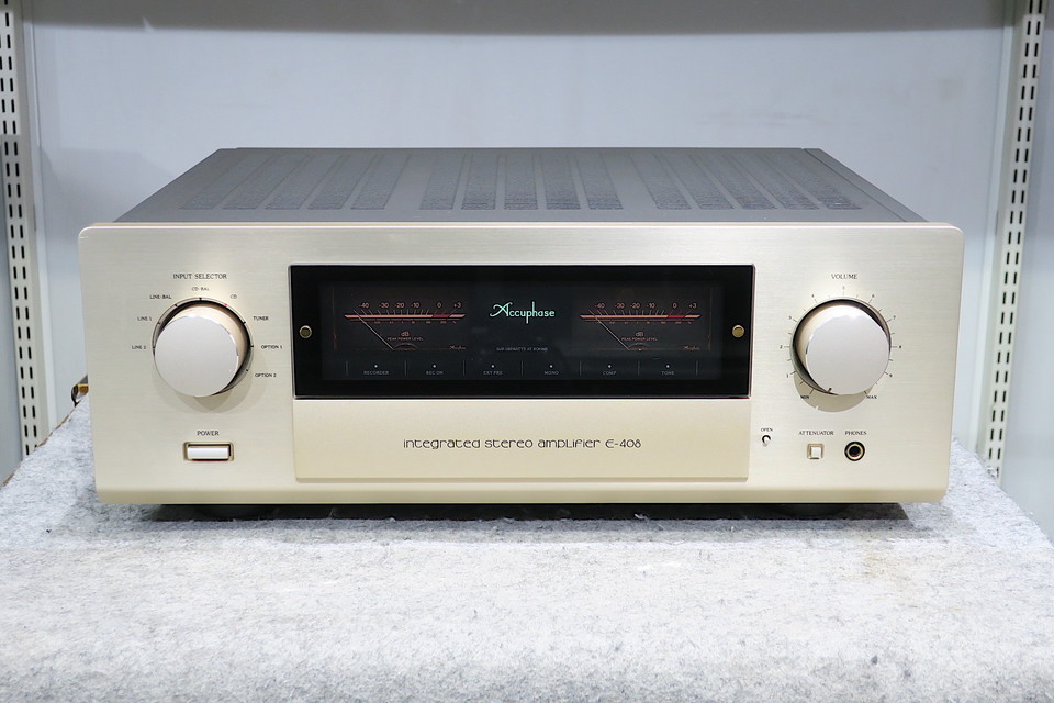 E-408 Accuphase - 中古オーディオ 高価買取・販売 ハイファイ堂
