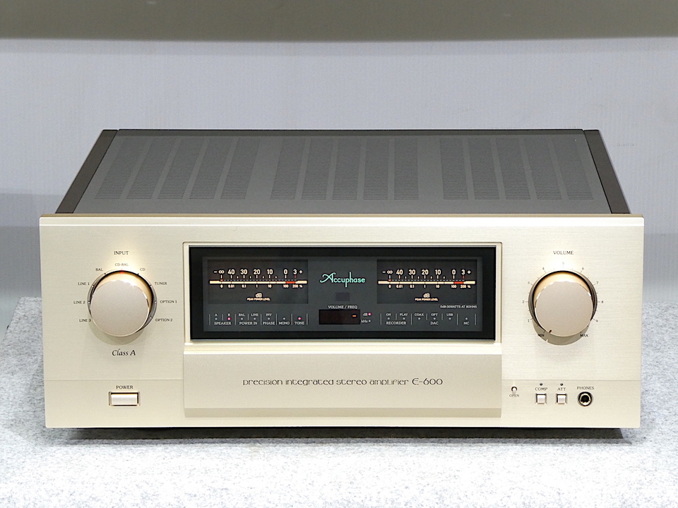 E-600 Accuphase - 中古オーディオ 高価買取・販売 ハイファイ堂