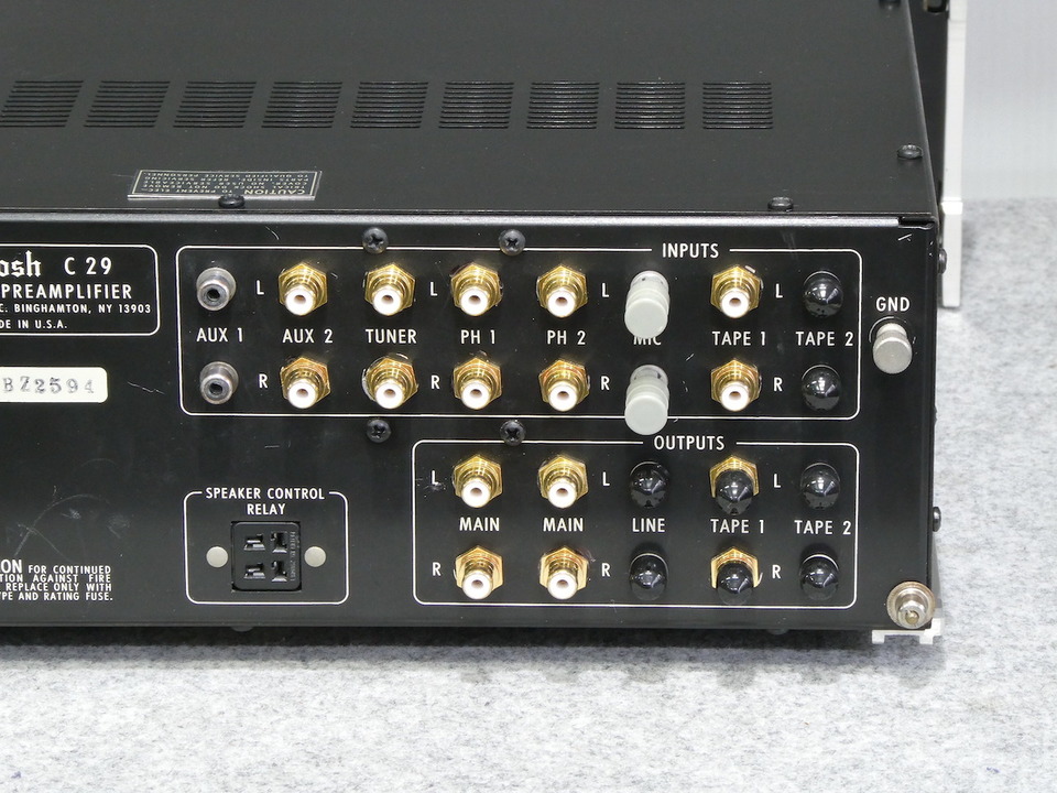 C29 McIntosh - 中古オーディオ 高価買取・販売 ハイファイ堂