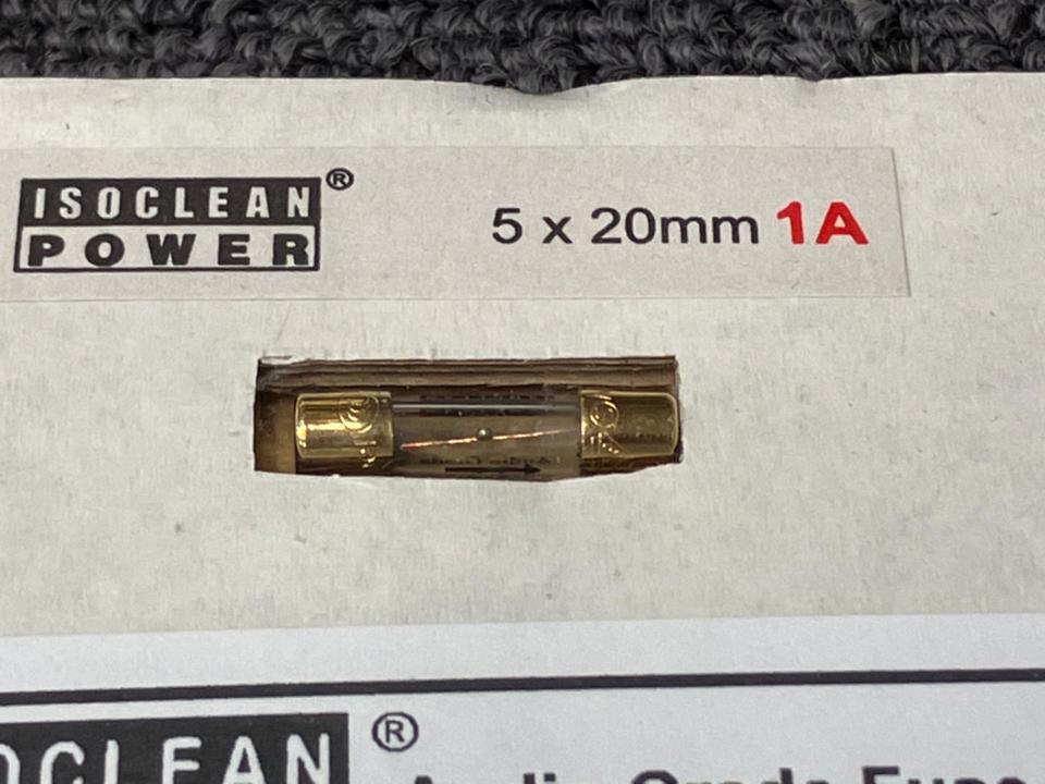 5×20mm 1A ISOCLEAN POWER - 中古オーディオ 高価買取・販売 ハイファイ堂