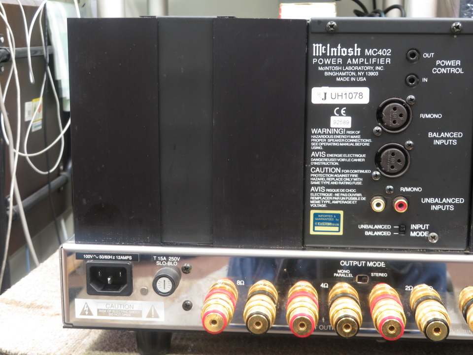 MC402 McIntosh - 中古オーディオ 高価買取・販売 ハイファイ堂