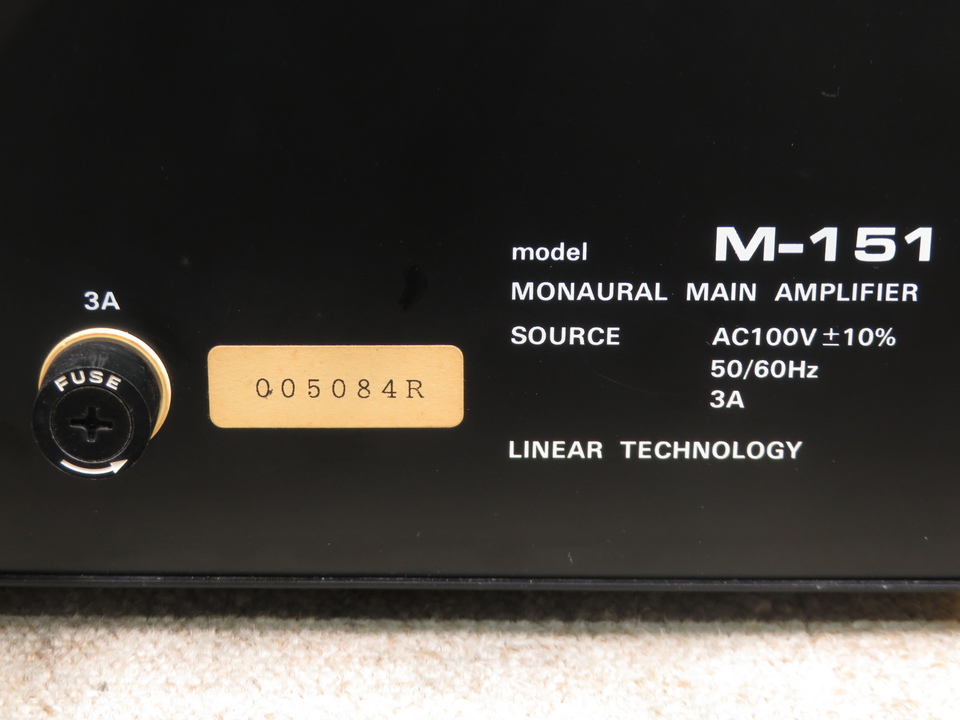 M-151 LINEAR TECHNOLOGY - 中古オーディオ 高価買取・販売 ハイファイ堂