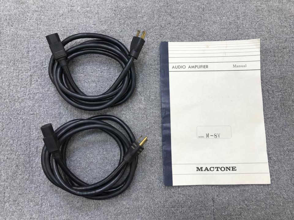 M-8V MACTONE - 中古オーディオ 高価買取・販売 ハイファイ堂
