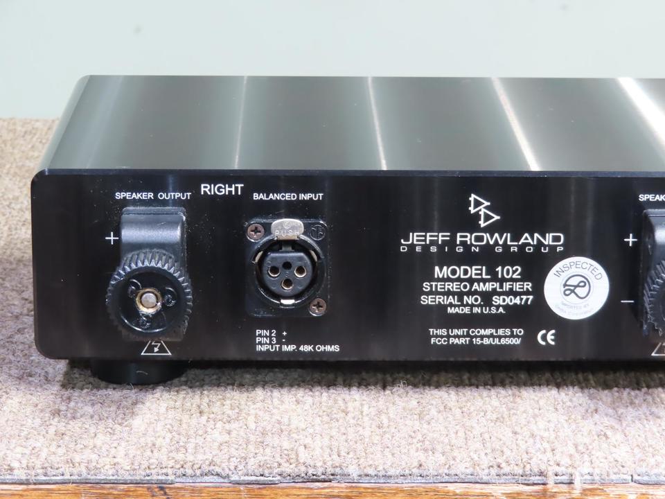 MODEL 102 JEFF ROWLAND - 中古オーディオ 高価買取・販売 ハイファイ堂