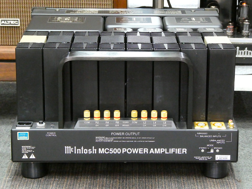 MC500 McIntosh - 中古オーディオ 高価買取・販売 ハイファイ堂