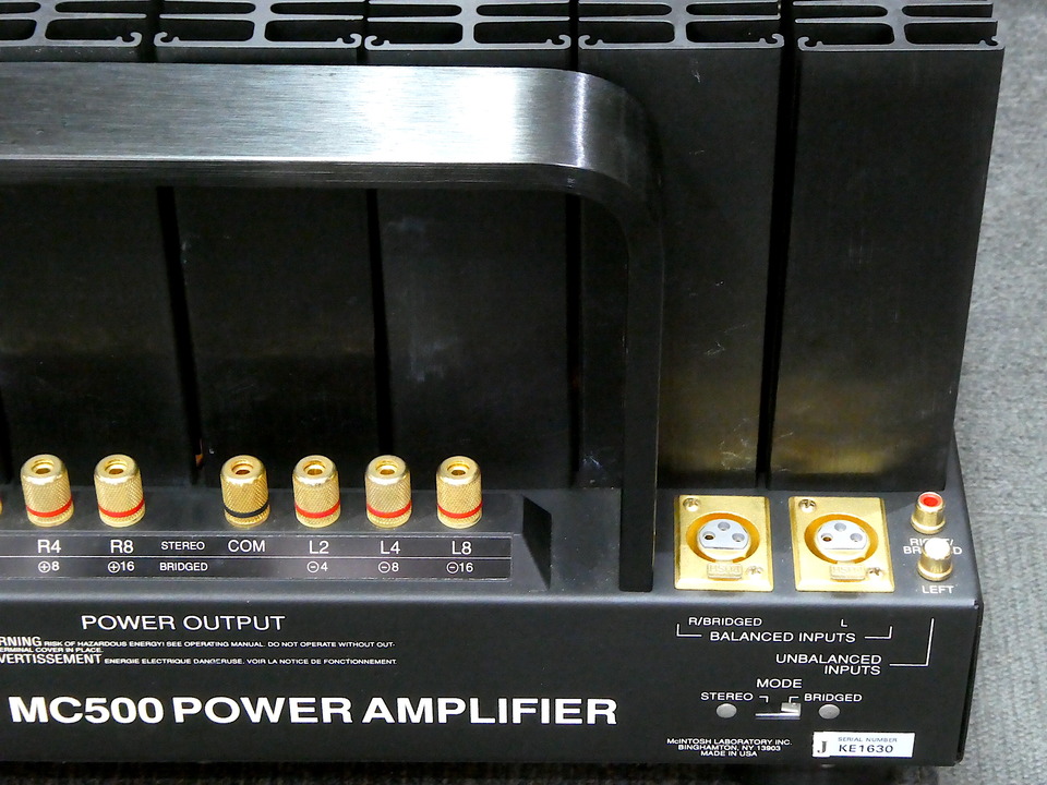 MC500 McIntosh - 中古オーディオ 高価買取・販売 ハイファイ堂