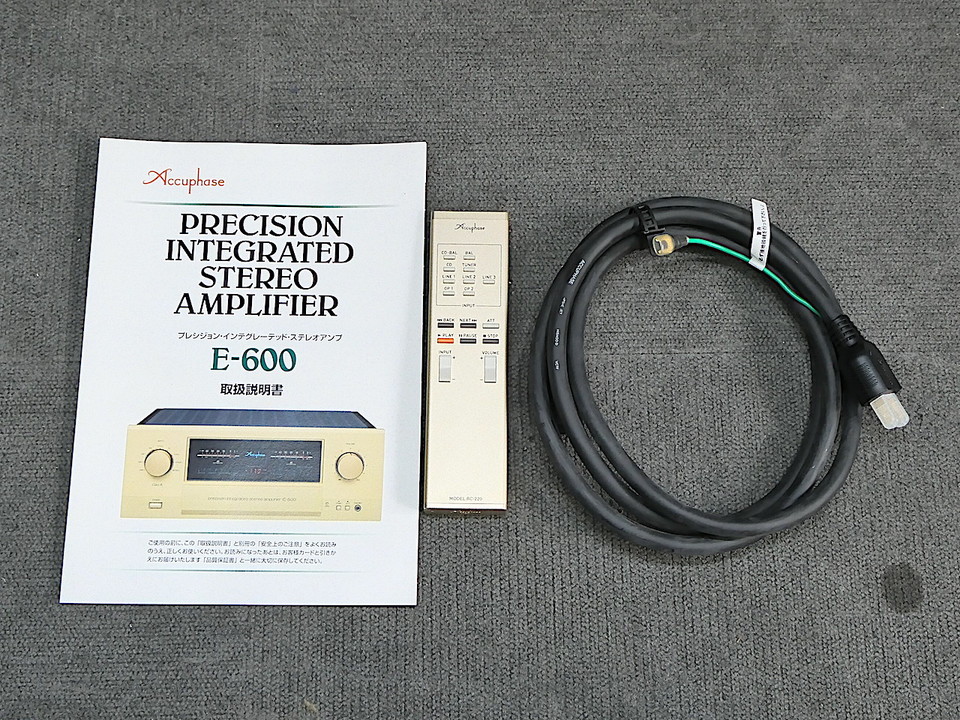 E-600 Accuphase - 中古オーディオ 高価買取・販売 ハイファイ堂