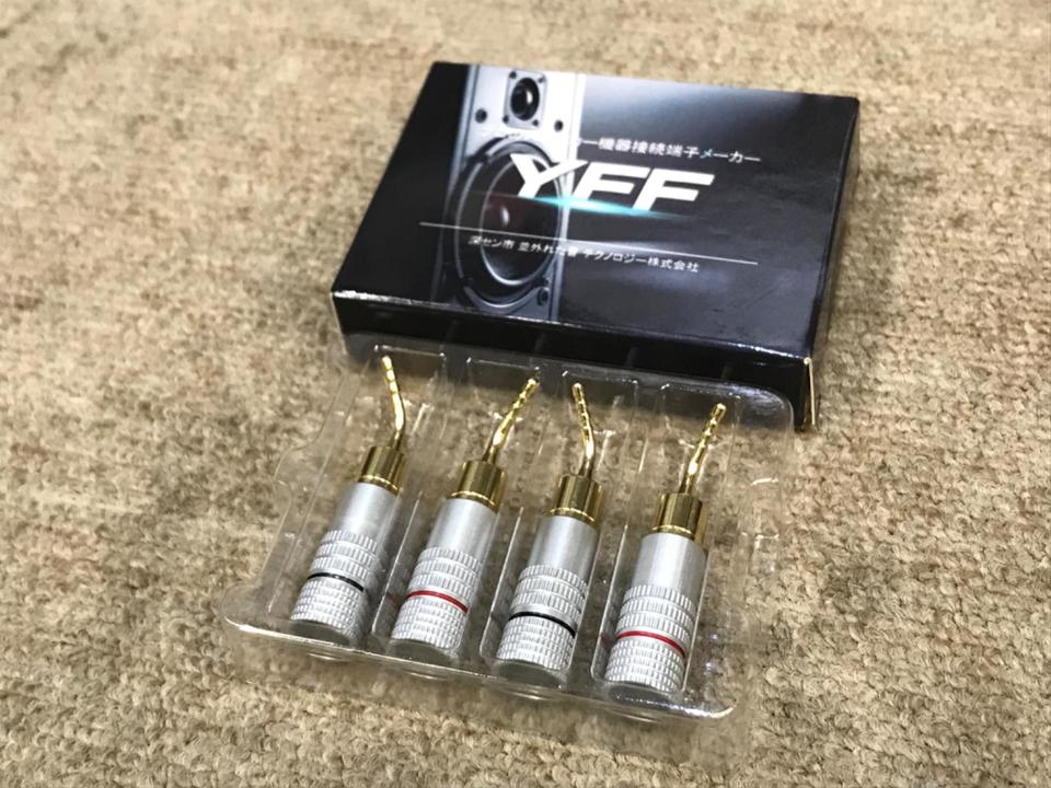 ピン型純銅金メッキスピーカープラグ YFF - 中古オーディオ 高価買取・販売 ハイファイ堂